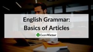 English Grammar: Basics of Articles | ExamVictor